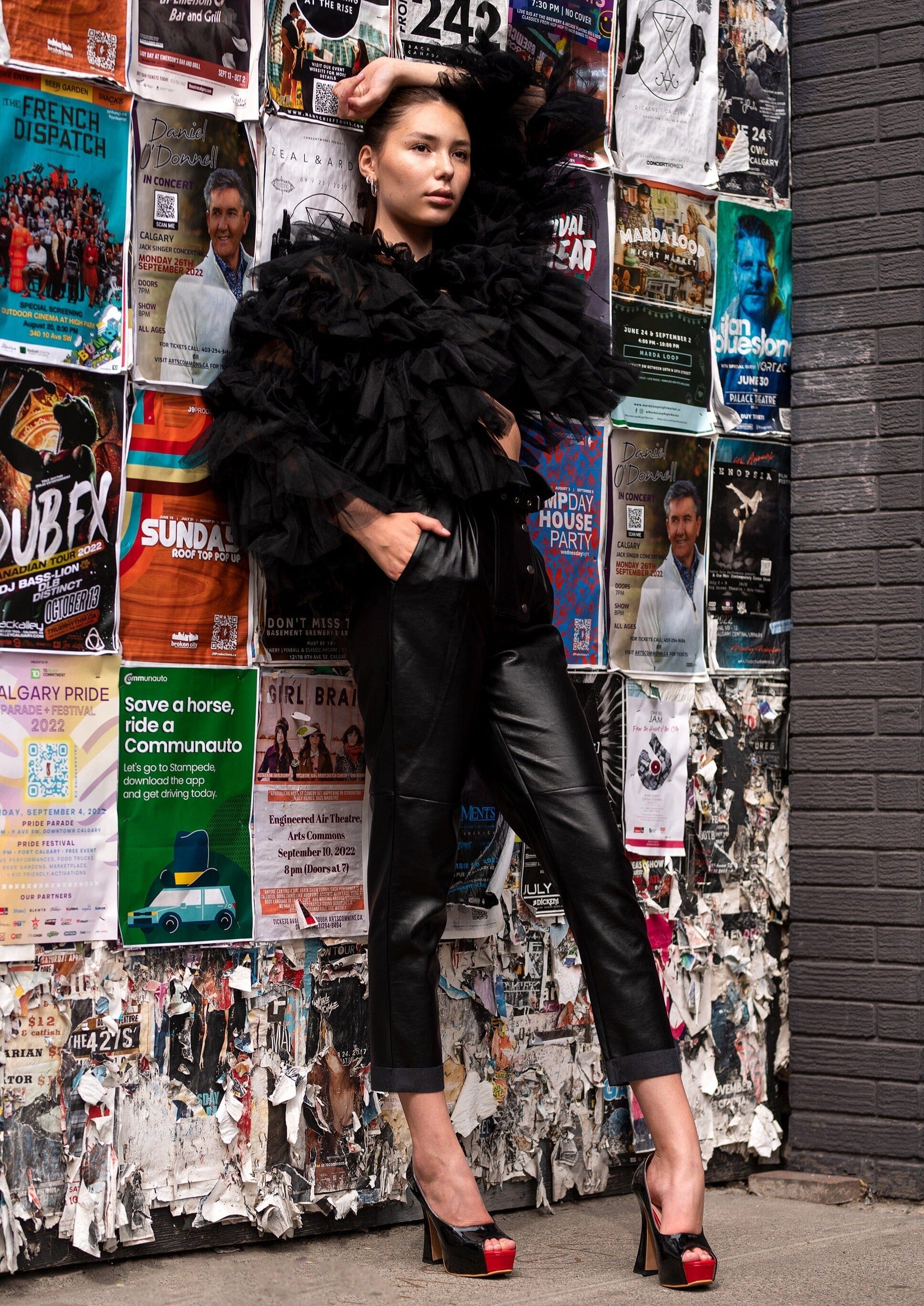 Tiered Tulle Cardigan - Kate Hewko – Kate Hewko Canada